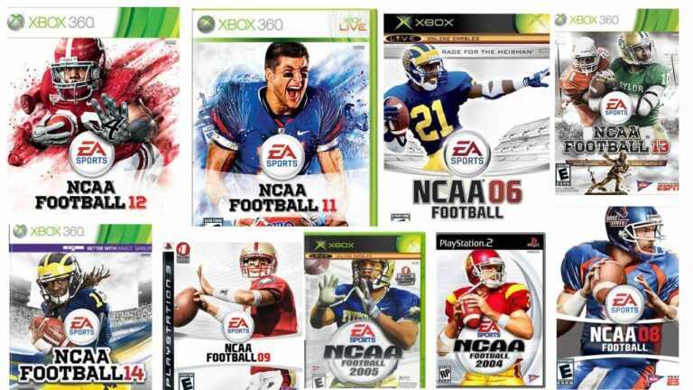 Every Cover Athlete In NCAA Football Video Game History ...