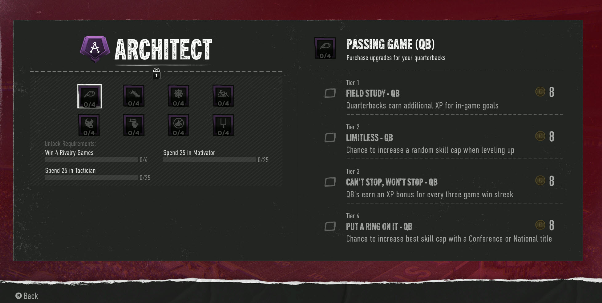 College Football 26 Architect Coach Abilities - CollegeFootball.gg