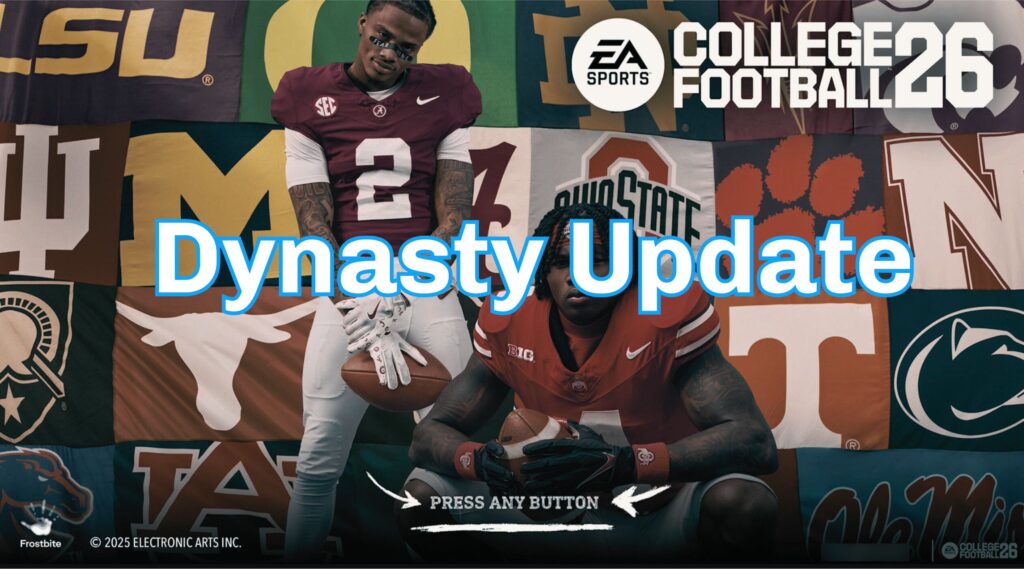 CFB 26 Dynasty Update Addresses Skill Caps And Position Changes - July ...